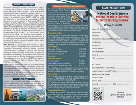 National Conference On Recent Trends In Electrical And Electronics Engineering Lnct Group