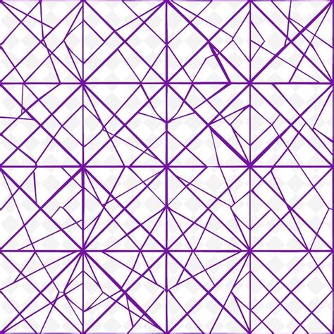 Geometric Triangular Pattern With Star Icon And Connected La Nature