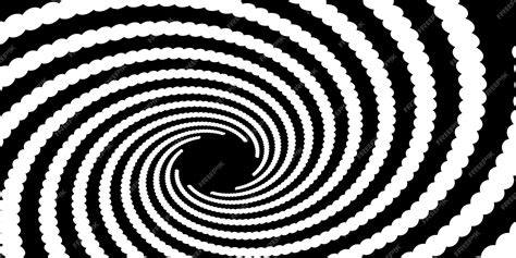 Premium Vector A Black And White Round Shape Background