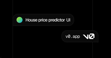 House Price Predictor Ui V0 By Vercel
