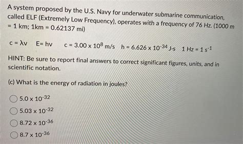 [answered] a system proposed by the u s navy for underwater submarine