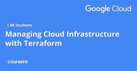 Free Online Course Managing Cloud Infrastructure With Terraform Coursesity