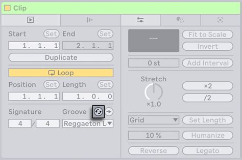 Using Grooves — Ableton Reference Manual Version 12 Ableton