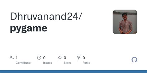 GitHub Dhruvanand Pygame