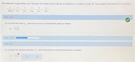 solved a compute the mean μx round the answer to three