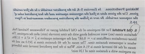 In Exercises 5 8 Let The Predictor Variable X Be The