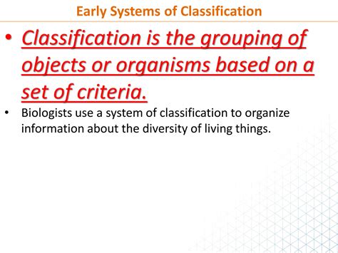 Solution History Of Classification Studypool