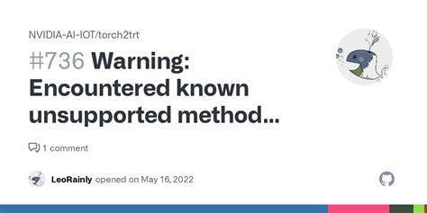 warning encountered known unsupported method torch tensor new
