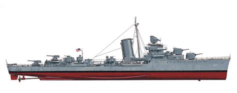 Uss Sterett Dd Benham Class Destroyer