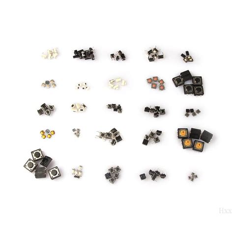 125pcs 25 Types Switches Assorted Micro Push Butto Grandado