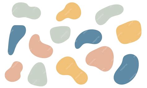 Premium Vector Abstract Organic Shape Modern Blotch Shape Liquid