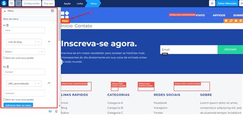 Como Criar Um Menu Para O Seu Blog Ajuda