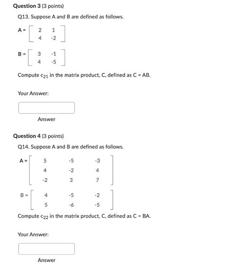 solved q8 determine the missing element ∗∗ in the