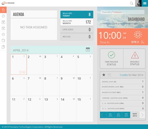Timetracker Dashboard Re Design Concept Behance