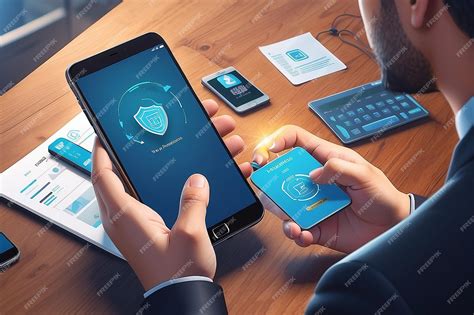 Twofactor Authentication Concept Illustration Premium Ai Generated Image