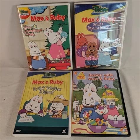 4 MAX Ruby DVDs Treehouse Nick Jr Easter Christmas Pajama Party Story Lot 12 35 PicClick UK