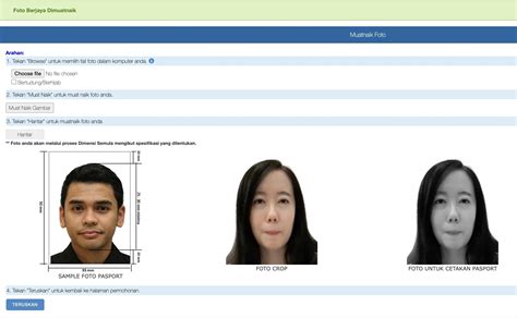 How To Resolve Photo Upload Issue Renewing Malaysian Passport Online