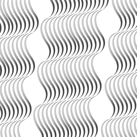 Premium Vector Wave Layer Pattern Design