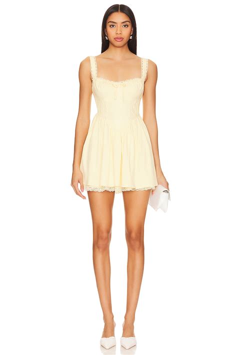 More To Come Zia Mini Dress In Yellow Revolve