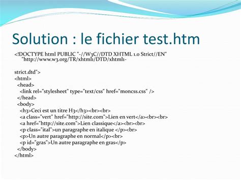 PPT Cours XHTML CSS PowerPoint Presentation Free Download ID 7053408