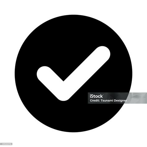 확인 표시 진드기 표시 수락 승인 예 올바른 올바른 올바른 선택 작업 완료 투표 벡터 마크 기호 흰색 윤곽 디자인 격리된