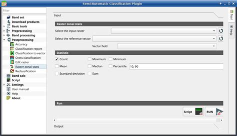 3466 Raster Zonal Stats — Semi Automatic Classification Plugin 83
