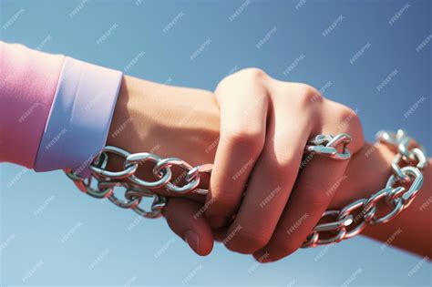 Premium Photo Closeup Of A Lesbian Couples Hands With Matching