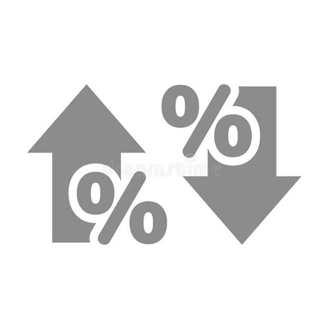 Decrease Percentage Icon Stock Illustrations 1626 Decrease Percentage Icon Stock