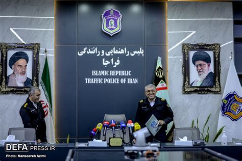 تصاویر نشست خبری سردار سید تیمور حسینی رئیس پلیس راهور فراجا