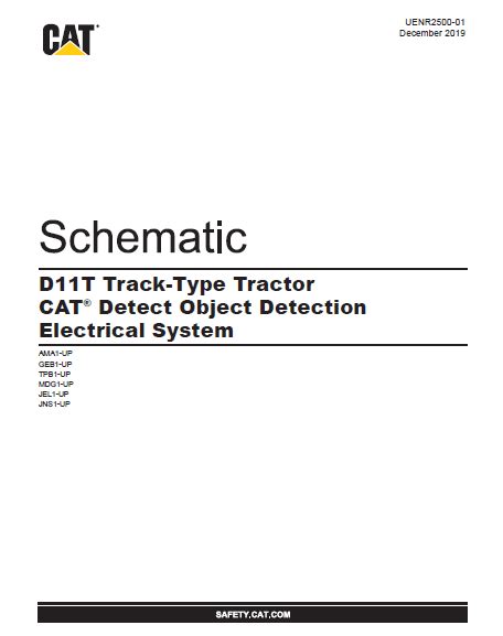 En Cat Track Type Tractor D11t Cat® Detect Object Detection Electrical