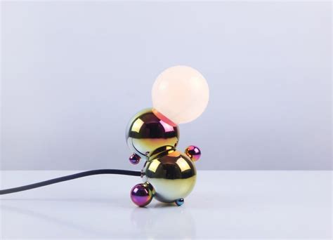 Iridescent Soap Bubbles Inform Lighting Collection By Rosie Li