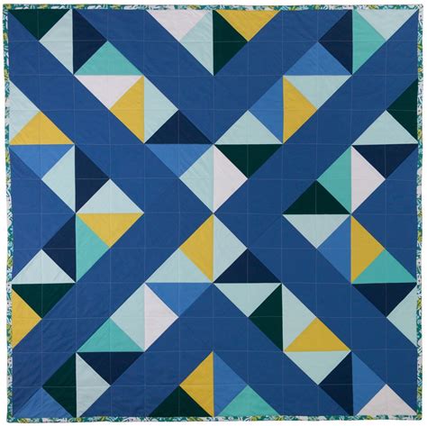 20 Modern Half Square Triangle Quilt Patterns Designed To Quilt