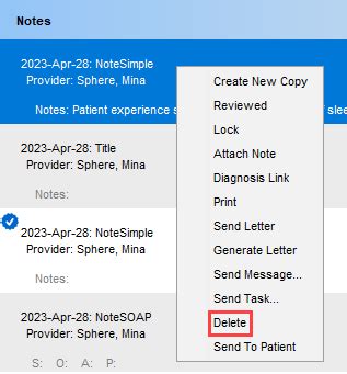 Encounter Notes And Forms