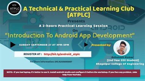 Introduction To Android App Development Session 1 Youtube