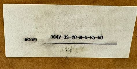 New Benchmark Dg4v 3s 2c M U B5 60 Solenoid Valve 033578 Sb