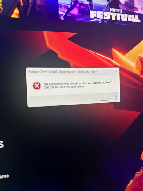 This Error Message Shows Up When Trying To Start Fortnite Rfortnitebr