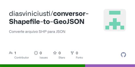GitHub Diasviniciusti Conversor Shapefile To GeoJSON Converte Arquivo SHP Para JSON
