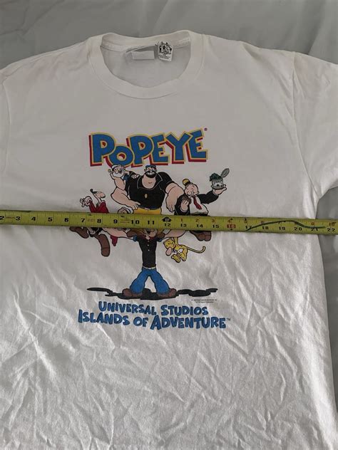 1999 Vintage Popeye Shirt Large Gem