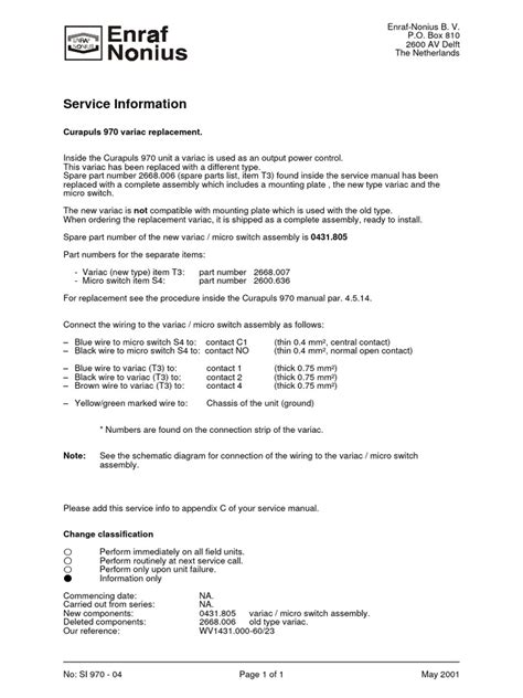 Variac Replacement 970 Pdf Manufactured Goods Electrical Engineering