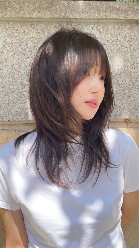 요닝 류영채 • 레이어드컷 레이어드펌 푸딩브라운 Yoningchacha • Instagram Photos And Videos