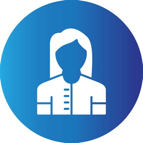 Lady Generic Blue Icon