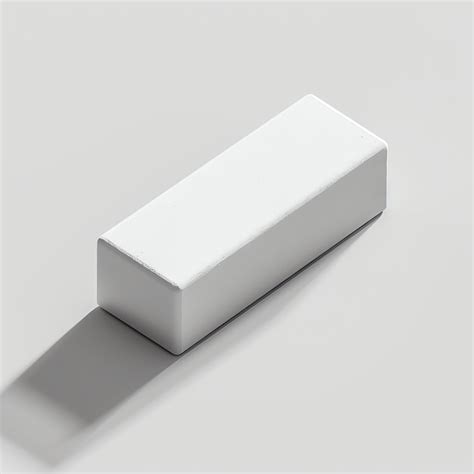 Premium Photo Minimalist White Rectangular Box On A Light Gray