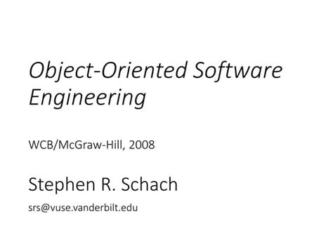 Ch 1 The Scope Of Object Oriented Seppt