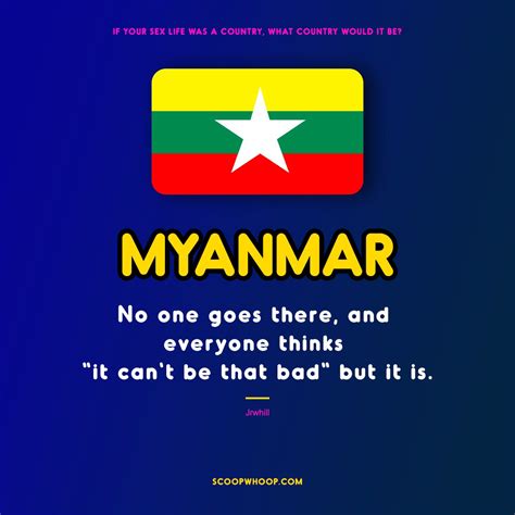 People Describe Their Sex Life As A Country We Didnt See That Coming