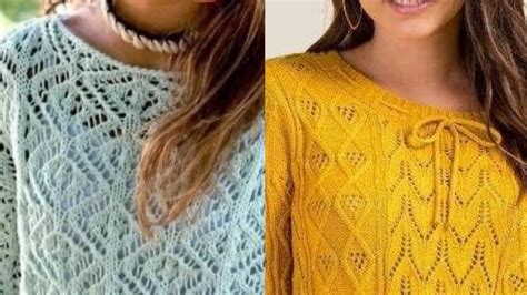 Очаровательные модели спицами со схемами Youtube