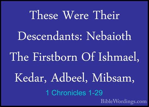 Ishmael In The Bible Descendants