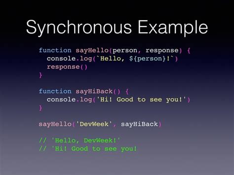 Intro To Asynchronous Javascript Ppt