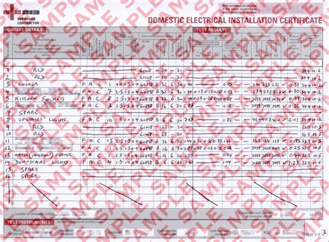 Eec247 Electrical Installation Certificate