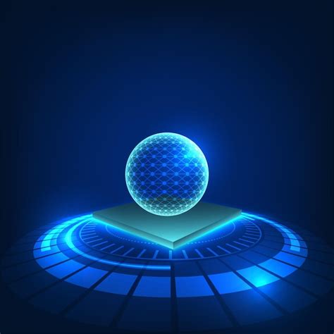 Premium Vector Microchip Technology Background It Serves As The Brain