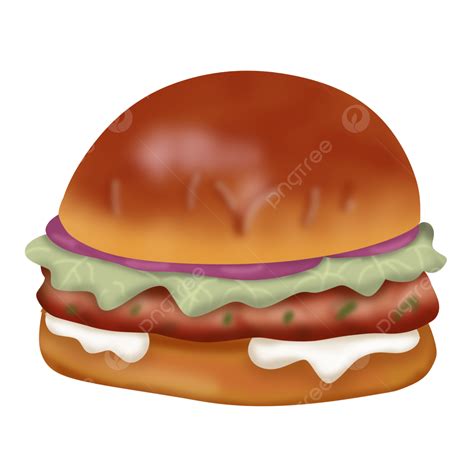 Ilustrasi Hamburger Hamburger Burger Ilustrasi Makanan Png